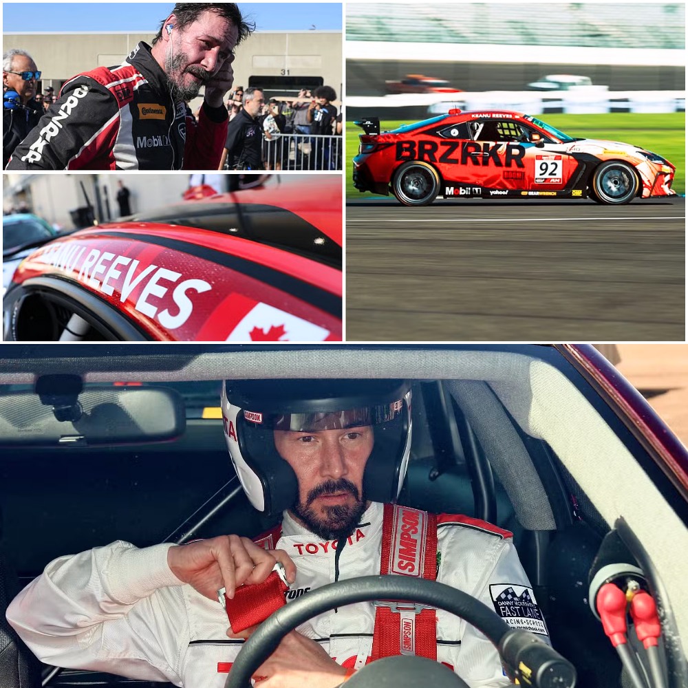 Speed, Style, and Keanu Reeves! 🚀🏁 Watch Him Tear Up the Indianapolis ...